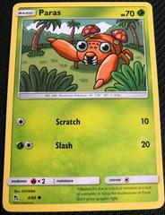 Paras #4 Prices | Pokemon Hidden Fates | Pokemon Cards