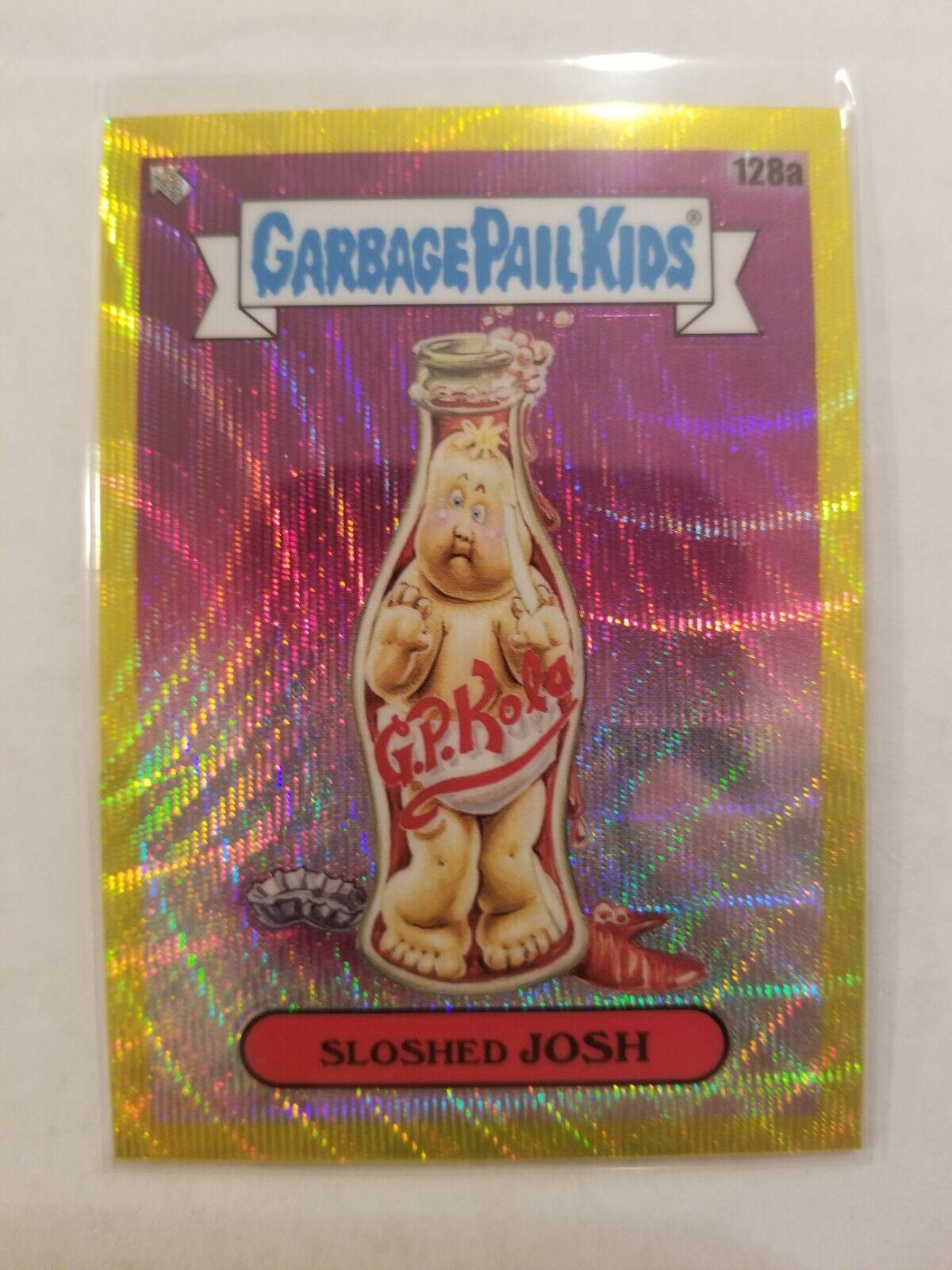 SLOSHED JOSH [Yellow Wave] #128a Prices | 2021 Garbage Pail Kids Chrome ...