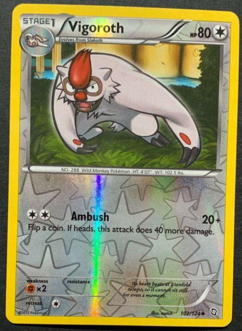 Vigoroth [Reverse Holo] #102 Prices | Pokemon Dragons Exalted | Pokemon ...