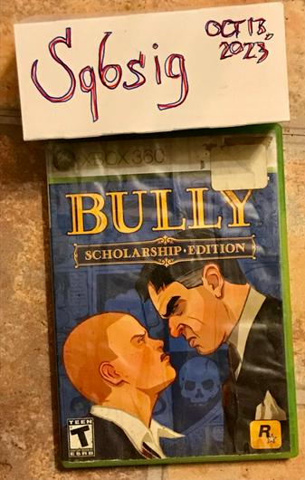 Bully Scholarship Edition | Item and Box only | Xbox 360