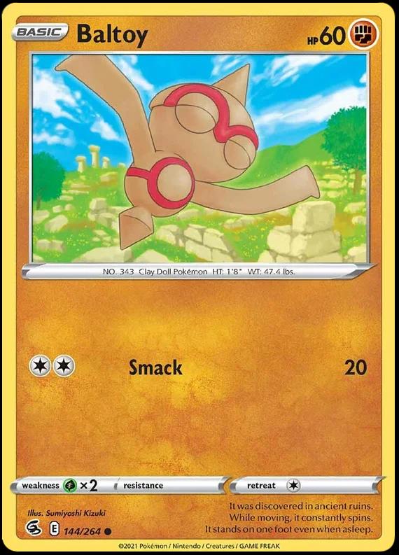 Baltoy #144 Prices | Pokemon Fusion Strike | Pokemon Cards