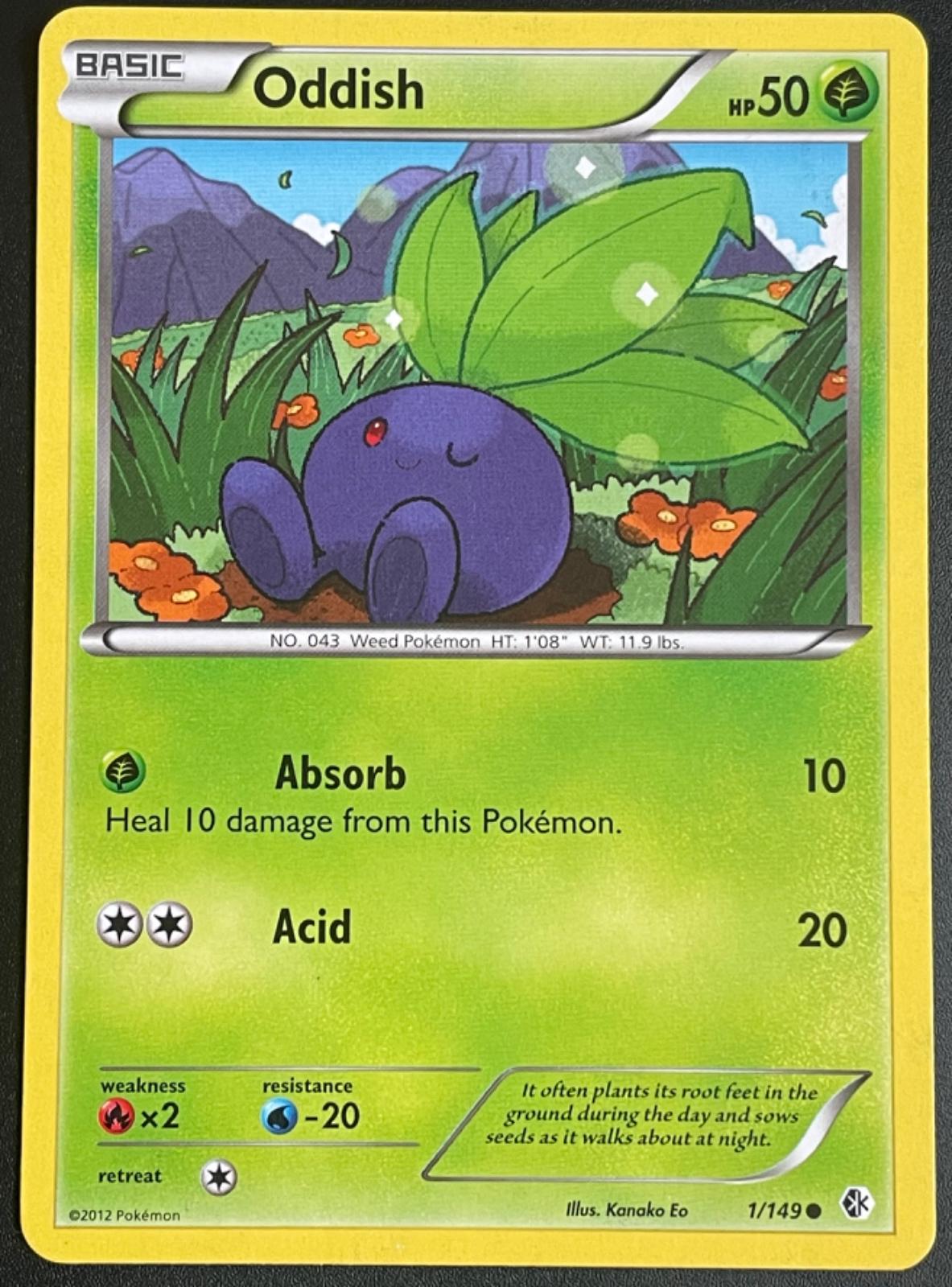 Oddish #1 Prices | Pokemon Boundaries Crossed | Pokemon Cards