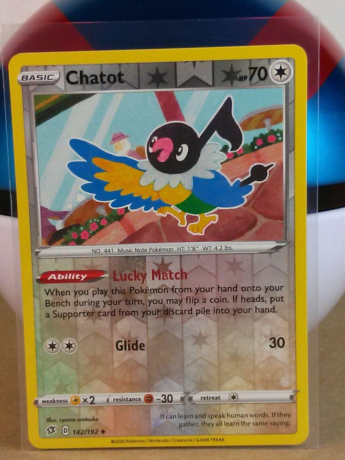 Chatot [Reverse Holo] #142 Prices | Pokemon Rebel Clash | Pokemon Cards