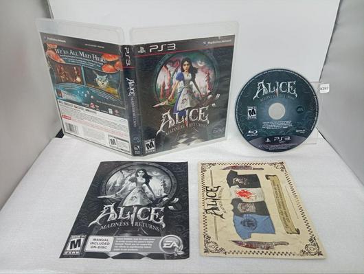 Alice: Madness Returns | Item, Box, and Manual | Playstation 3