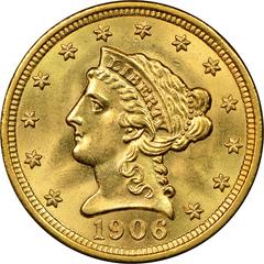 1906 Liberty Head Quarter Eagle Prices | Ungraded, NGC, PCGS Values