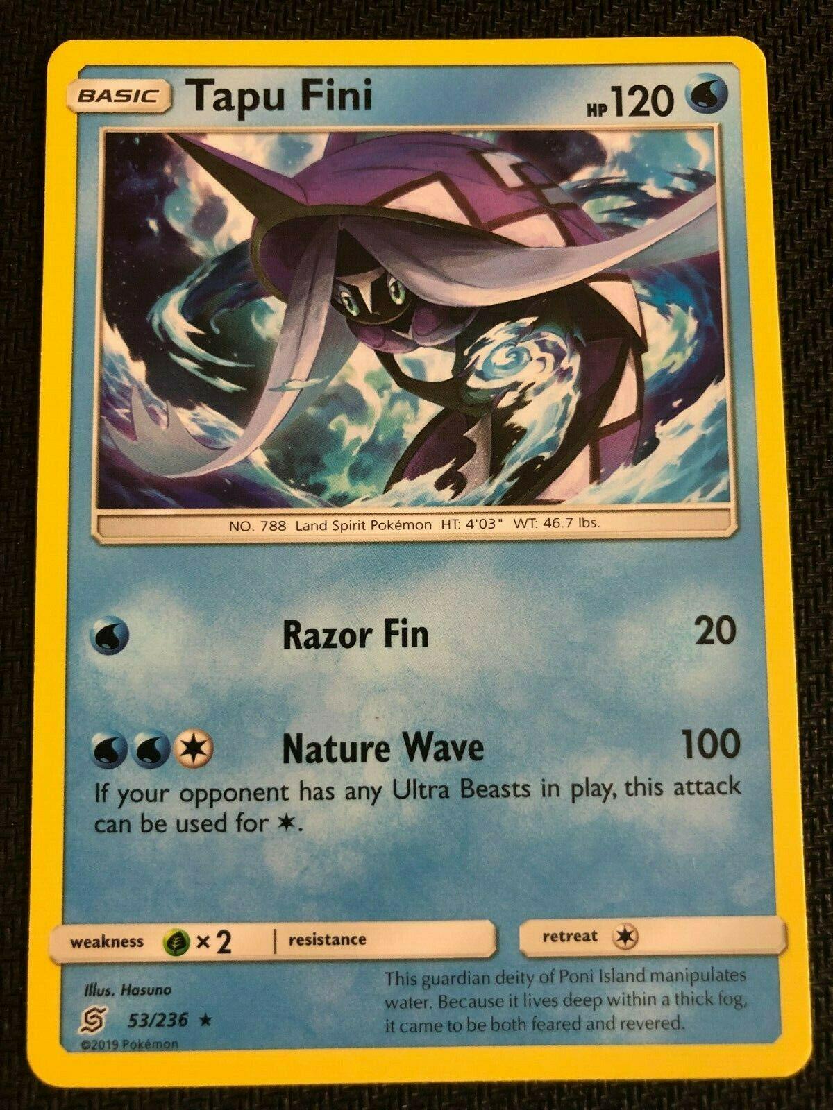 Tapu Fini #53 Prices | Pokemon Unified Minds | Pokemon Cards