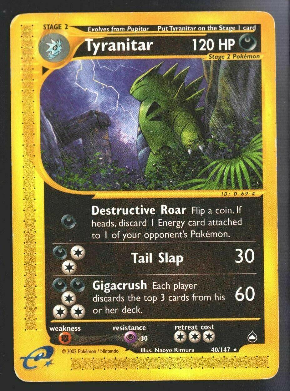 Tyranitar #40 Prices | Pokemon Aquapolis | Pokemon Cards