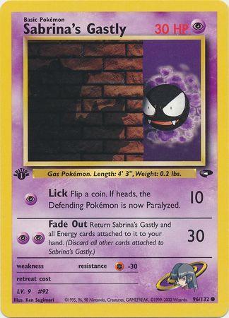 Sabrina's Gastly [1st Edition] #96 Prices | Pokemon Gym Challenge ...