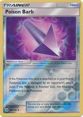 Poison Barb [Reverse Holo] #124 Prices | Pokemon Sun & Moon | Pokemon Cards