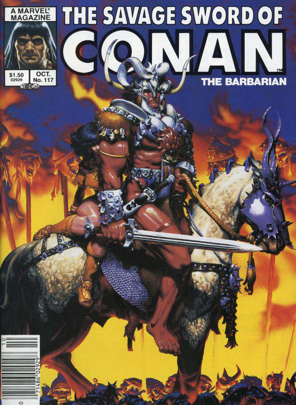 Savage Sword Of Conan The Barbarian #117 (1985) Prices | Savage Sword ...