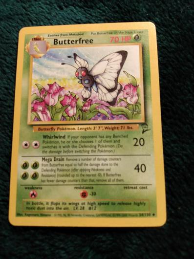 Butterfree | Ungraded | Pokemon Base Set 2