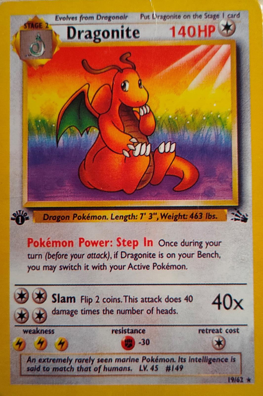 Dragonite [1st Edition] | Ungraded | Pokemon Fossil