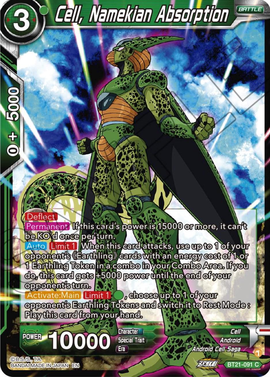 Cell, Namekian Absorption BT21-091 Precios | Dragon Ball Super Wild ... Cell, Namekian Absorption BT21-091 Precios | Dragon Ball Super Wild ...