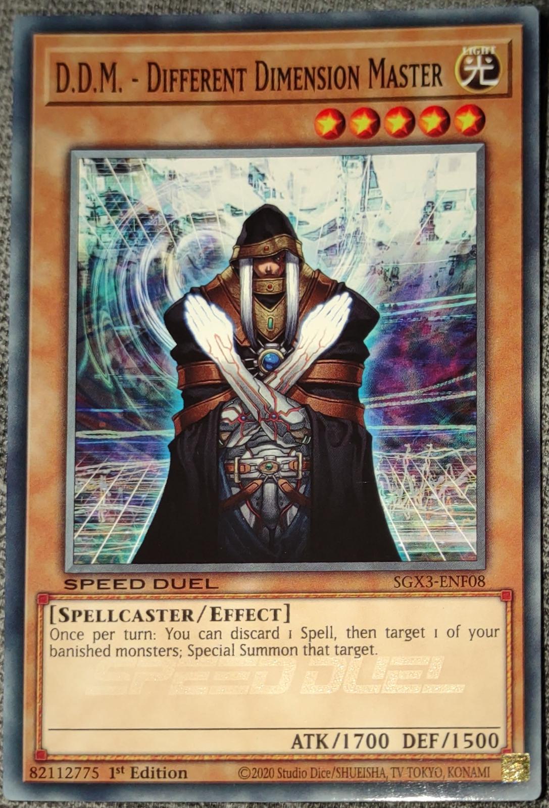 D.D.M. - Different Dimension Master SGX3-ENF08 Prices | YuGiOh Speed Duel GX: Duelists of ...