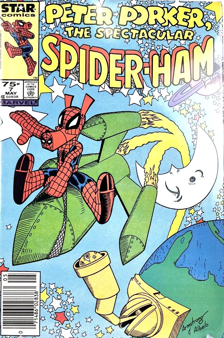 Peter Porker, The Spectacular Spider-Ham [Newsstand] #7 (1986) Prices ...