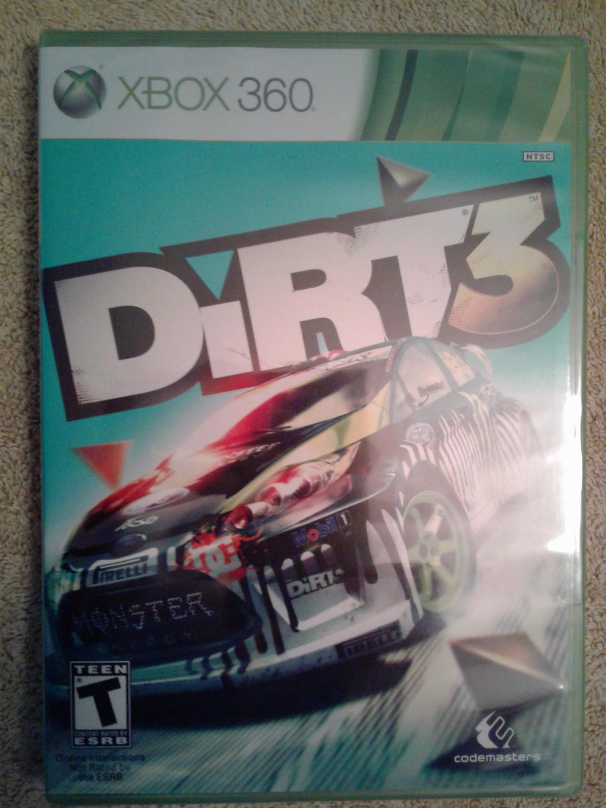 Dirt 3 | New Item, Box, and Manual | Xbox 360