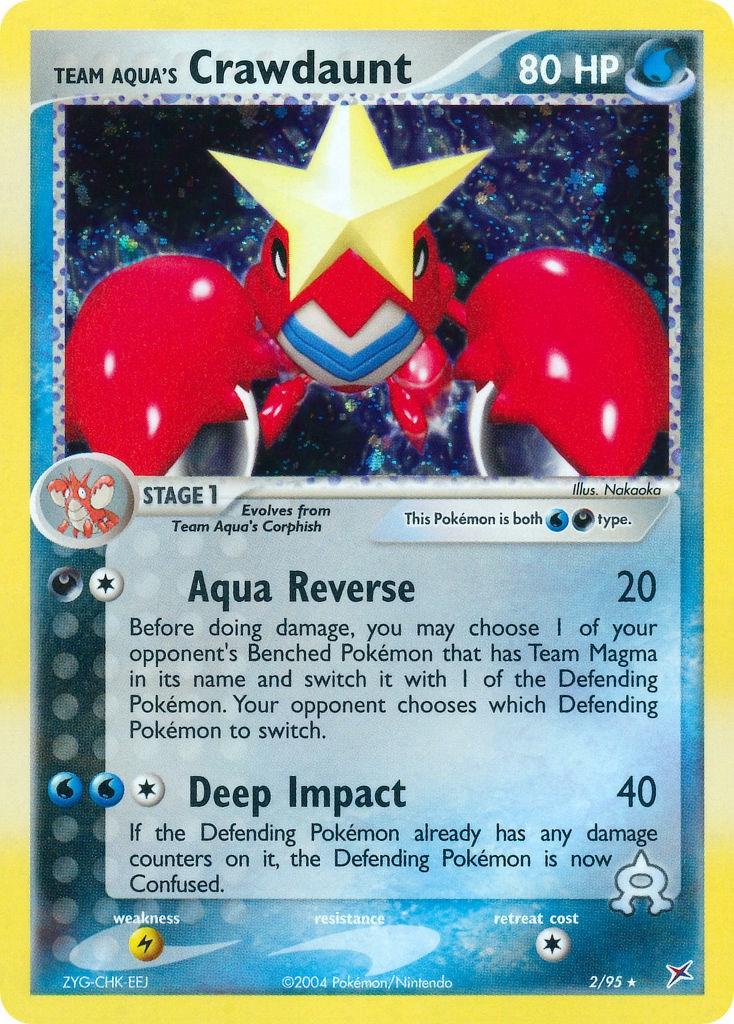Crawdaunt #2 Prices | Pokemon Team Magma & Team Aqua | Pokemon Cards