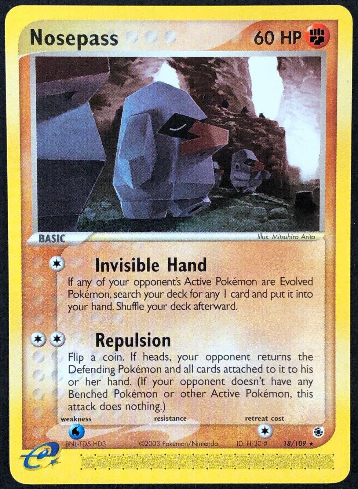 Nosepass #18 Prices | Pokemon Ruby & Sapphire | Pokemon Cards