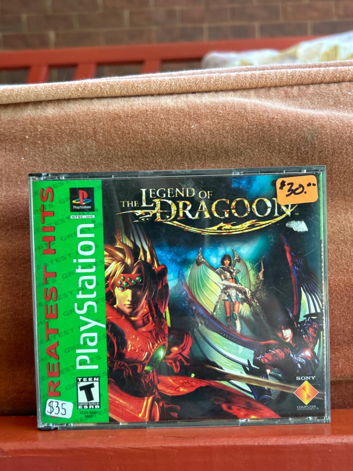 Legend of Dragoon [Greatest Hits] | Item, Box, and Manual | Playstation