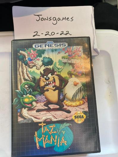 Taz-Mania | Item, Box, and Manual | Sega Genesis