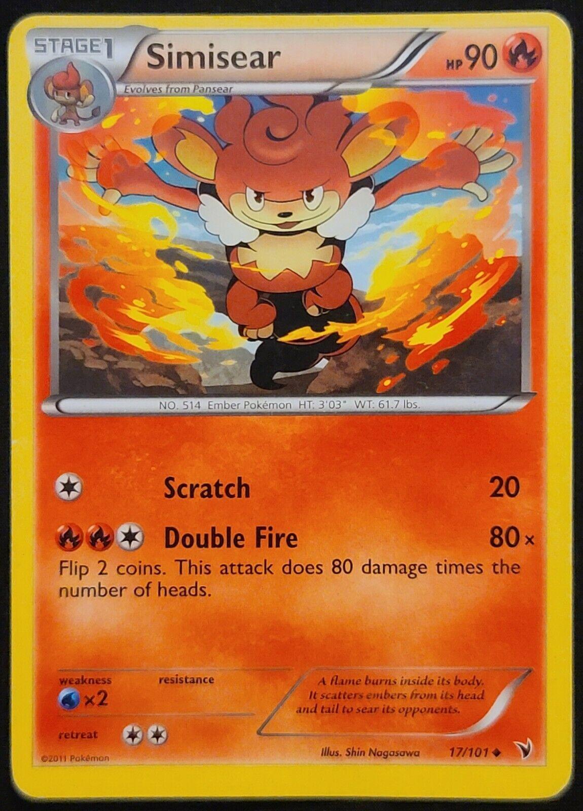 Simisear #17 Prices | Pokemon Noble Victories | Pokemon Cards