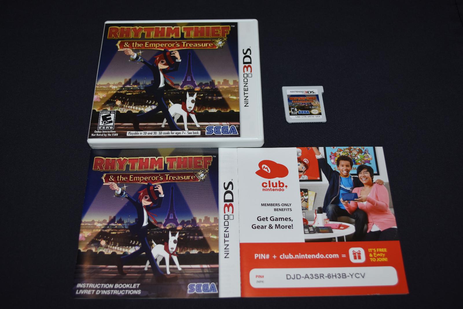 Rhythm Thief & The Emperors Treasure | Item, Box, and Manual | Nintendo 3DS
