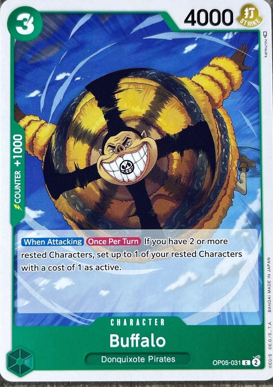 Buffalo OP05-031 Prices | One Piece Awakening of the New Era | One ...