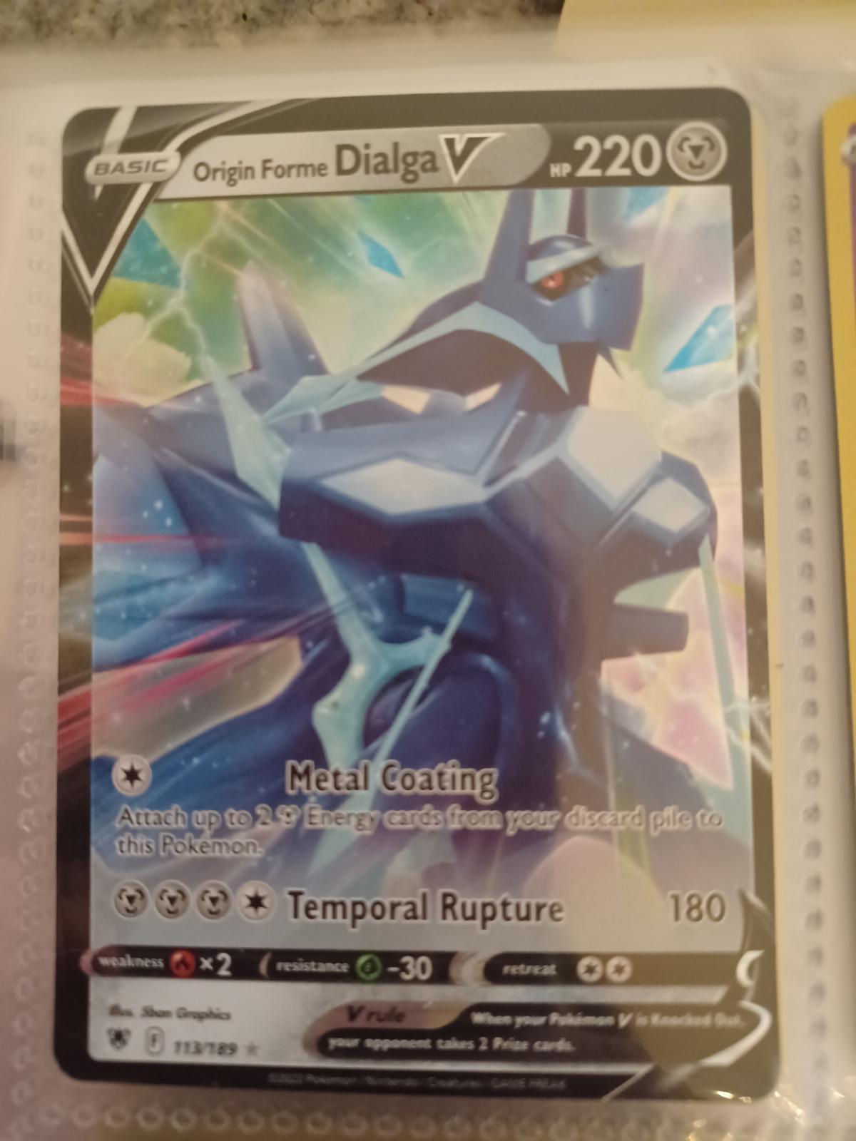 Origin Forme Dialga V | Ungraded | Pokemon Astral Radiance