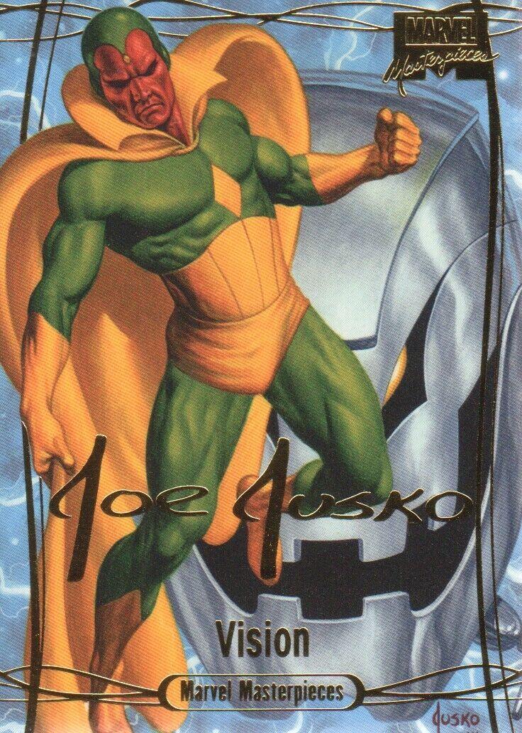 Vision [Gold Foil Signatures] #66 Prices | Marvel 2016 Masterpieces ...