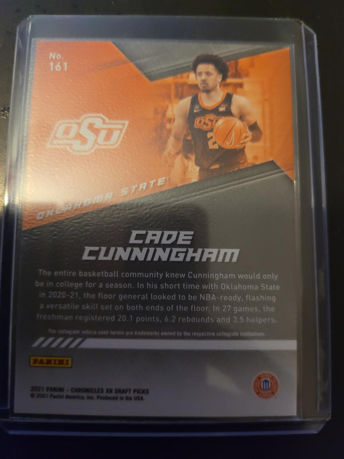 Cade Cunningham #161 Prices [Rookie] | 2021 Panini Chronicles Draft ...