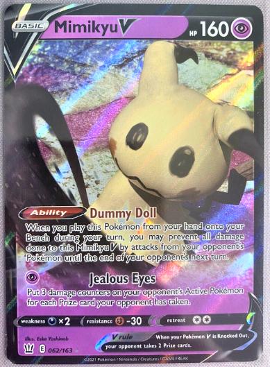 Mimikyu V #62 Prices | Pokemon Battle Styles | Pokemon Cards