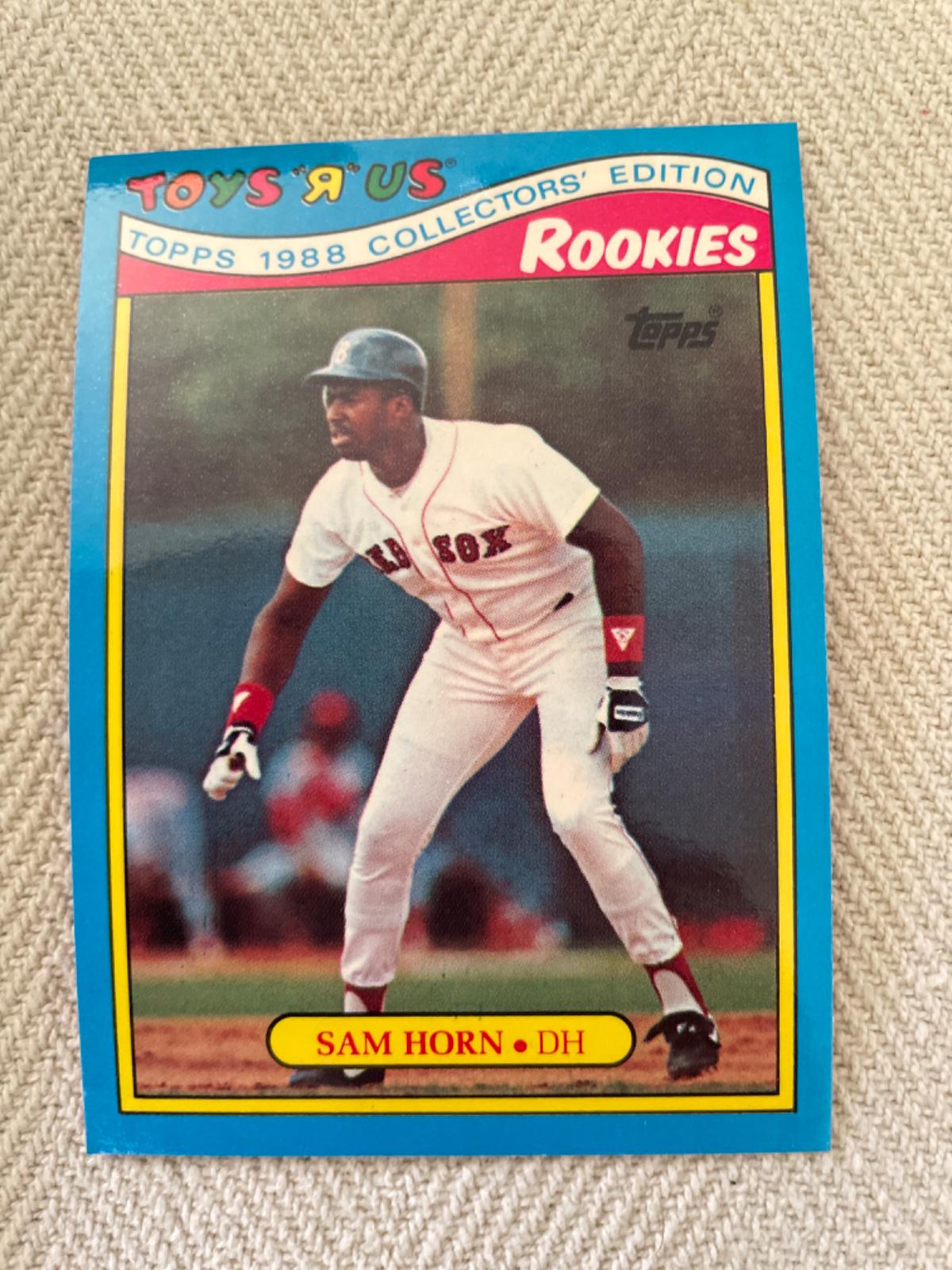 Sam Horn | Ungraded | 1988 Topps Toys R US Rookies