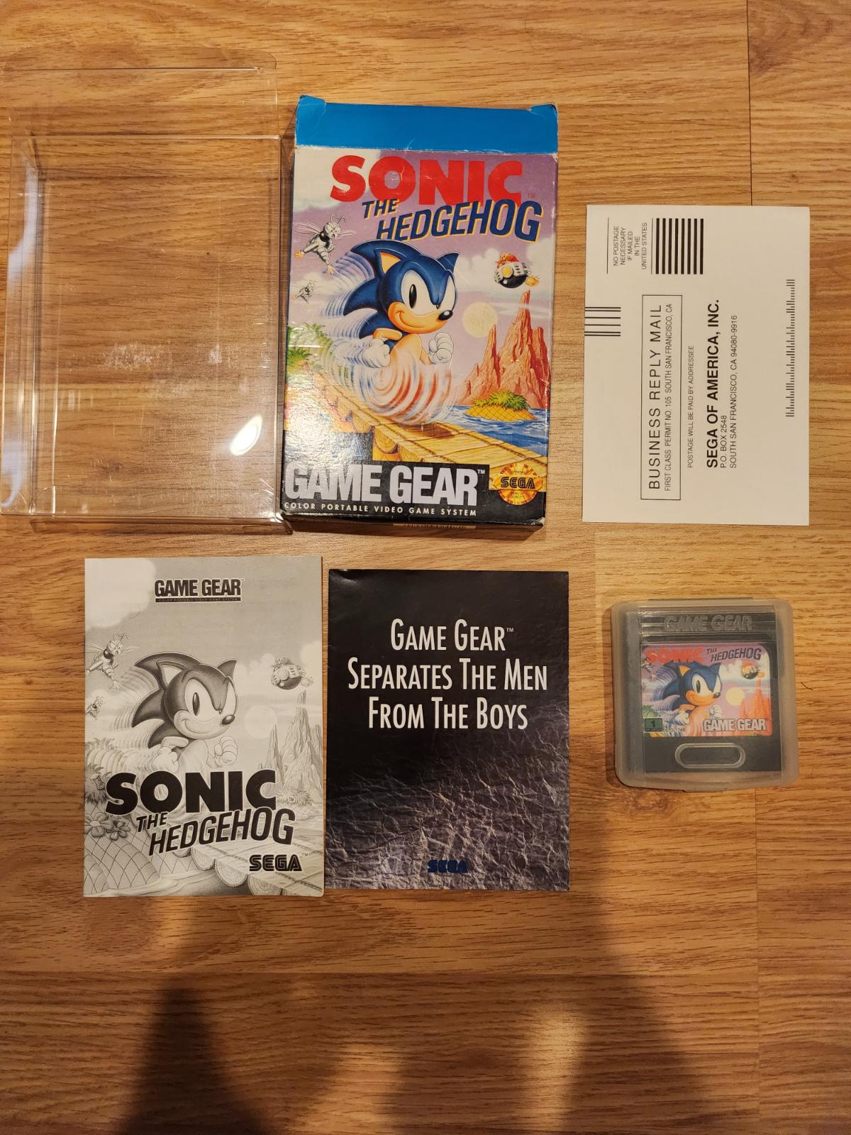 Sonic the Hedgehog | Item, Box, and Manual | Sega Game Gear