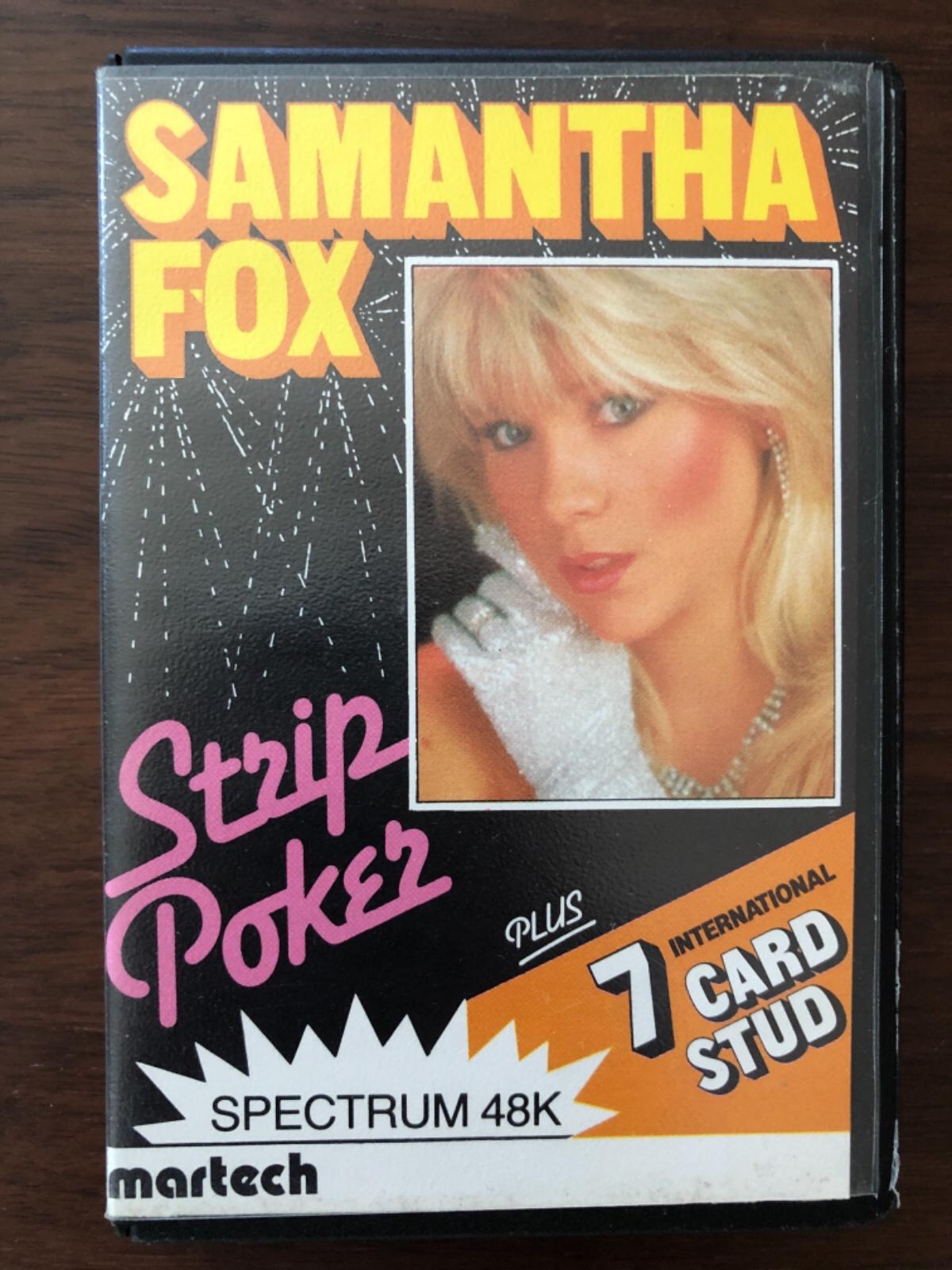 Samantha Fox Strip Poker Prices ZX Spectrum | Compare Loose, CIB & New ...