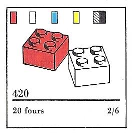 2 x 2 Bricks #420 LEGO Set Prices | New, Boxed, Loose Values