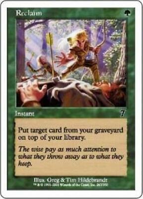 Reclaim Prices | Magic 7th Edition | Magic Cards