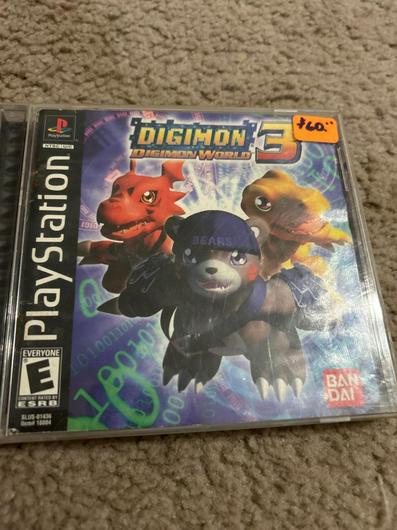 Digimon World 3 | Item, Box, and Manual | Playstation