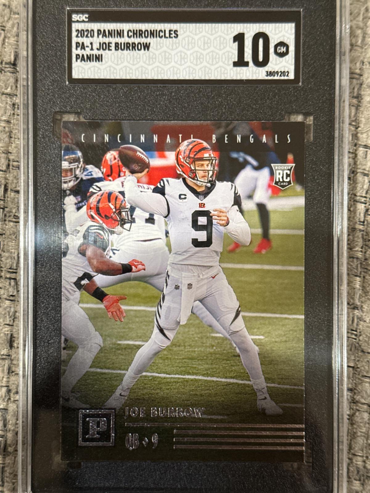 Joe Burrow | SGC 10 | 2020 Panini Chronicles Panini