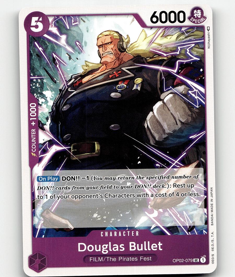 Douglas Bullet OP02-079 Prices | One Piece Paramount War | One Piece Cards