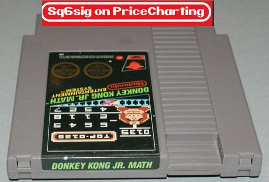Donkey Kong Jr Math [5 Screw] | Item and Manual only | NES