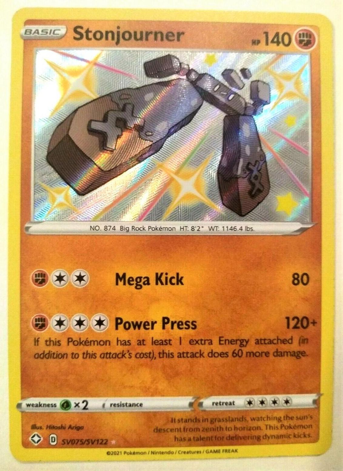 Stonjourner #SV075 Prices | Pokemon Shining Fates | Pokemon Cards