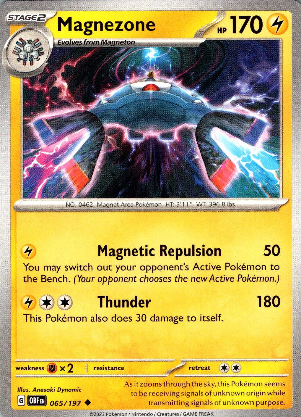 Magnezone #65 Prices | Pokemon Obsidian Flames | Pokemon Cards
