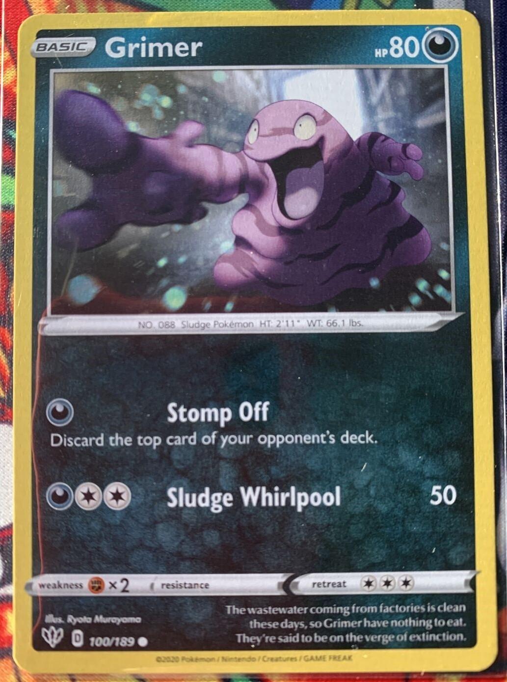 Grimer #100 Prices | Pokemon Darkness Ablaze | Pokemon Cards