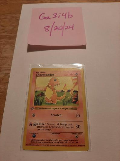 Charmander [1st Edition] | Ungraded | Pokemon Base Set