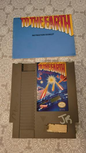To the Earth | Item and Manual only | NES