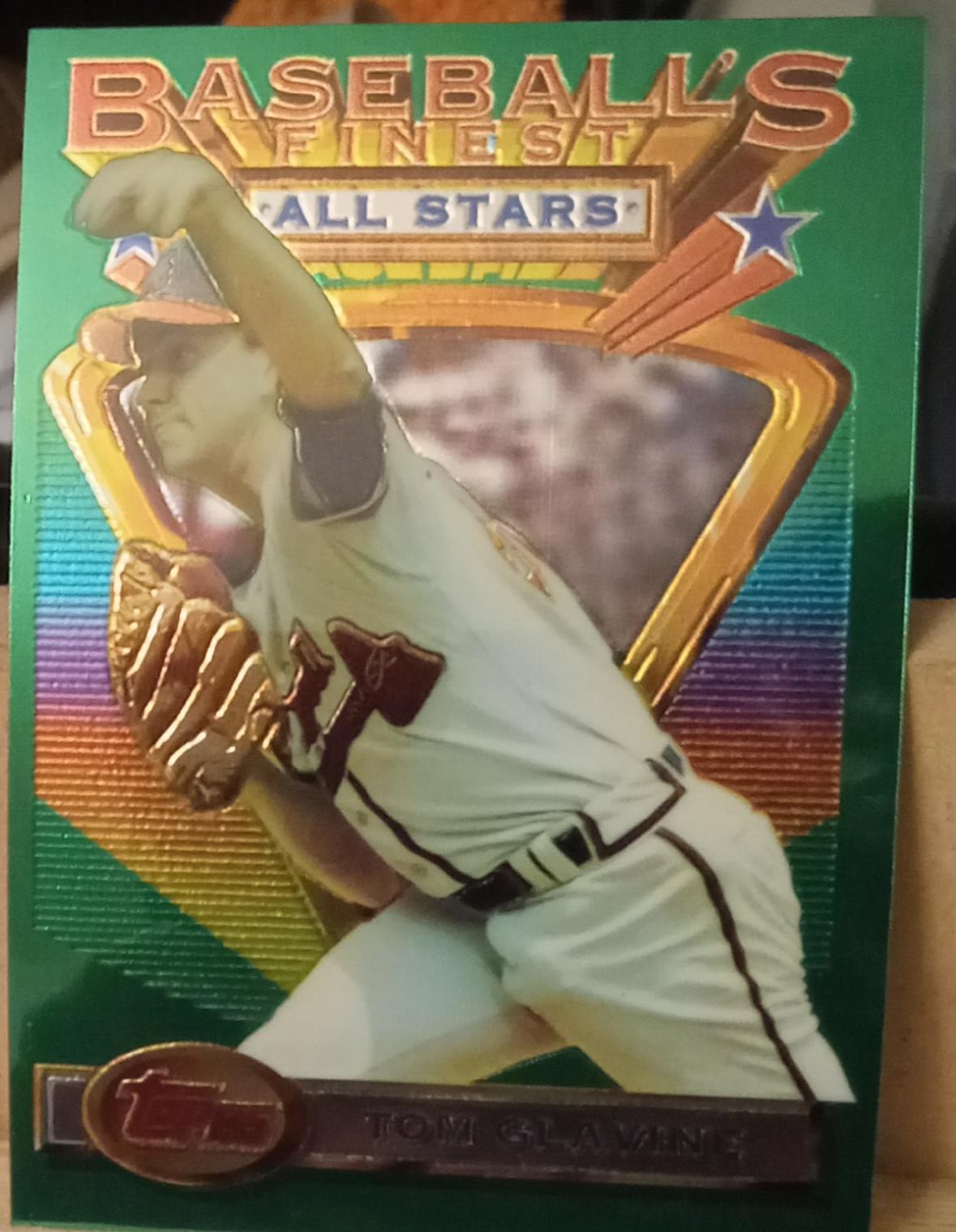 Tom Glavine [Refractor] | Graded 9 | 1993 Finest