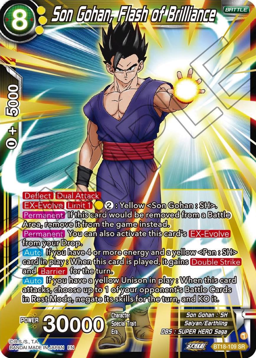 Son Gohan, Flash of Brilliance BT18-109 Prices | Dragon Ball Fusion ...