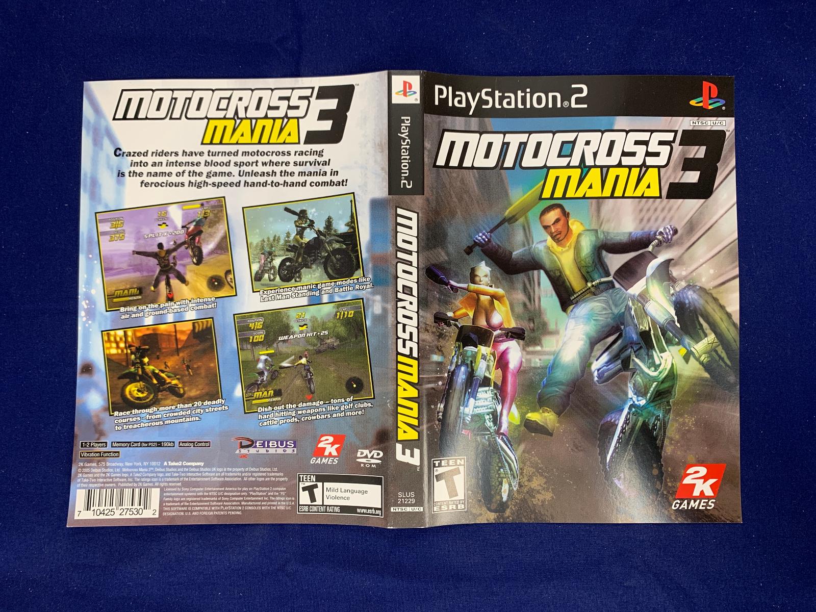 Motocross Mania 3 | Box only | Playstation 2