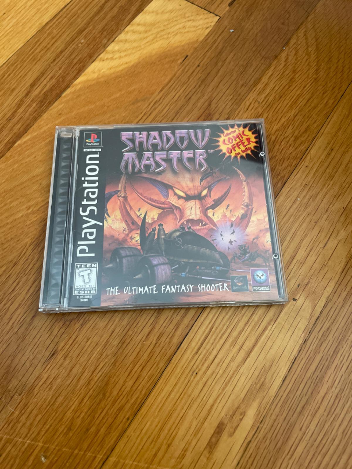 Shadow Master | Item, Box, and Manual | Playstation