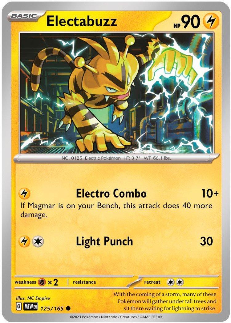 Electabuzz #125 Prices | Pokemon Scarlet & Violet 151 | Pokemon Cards